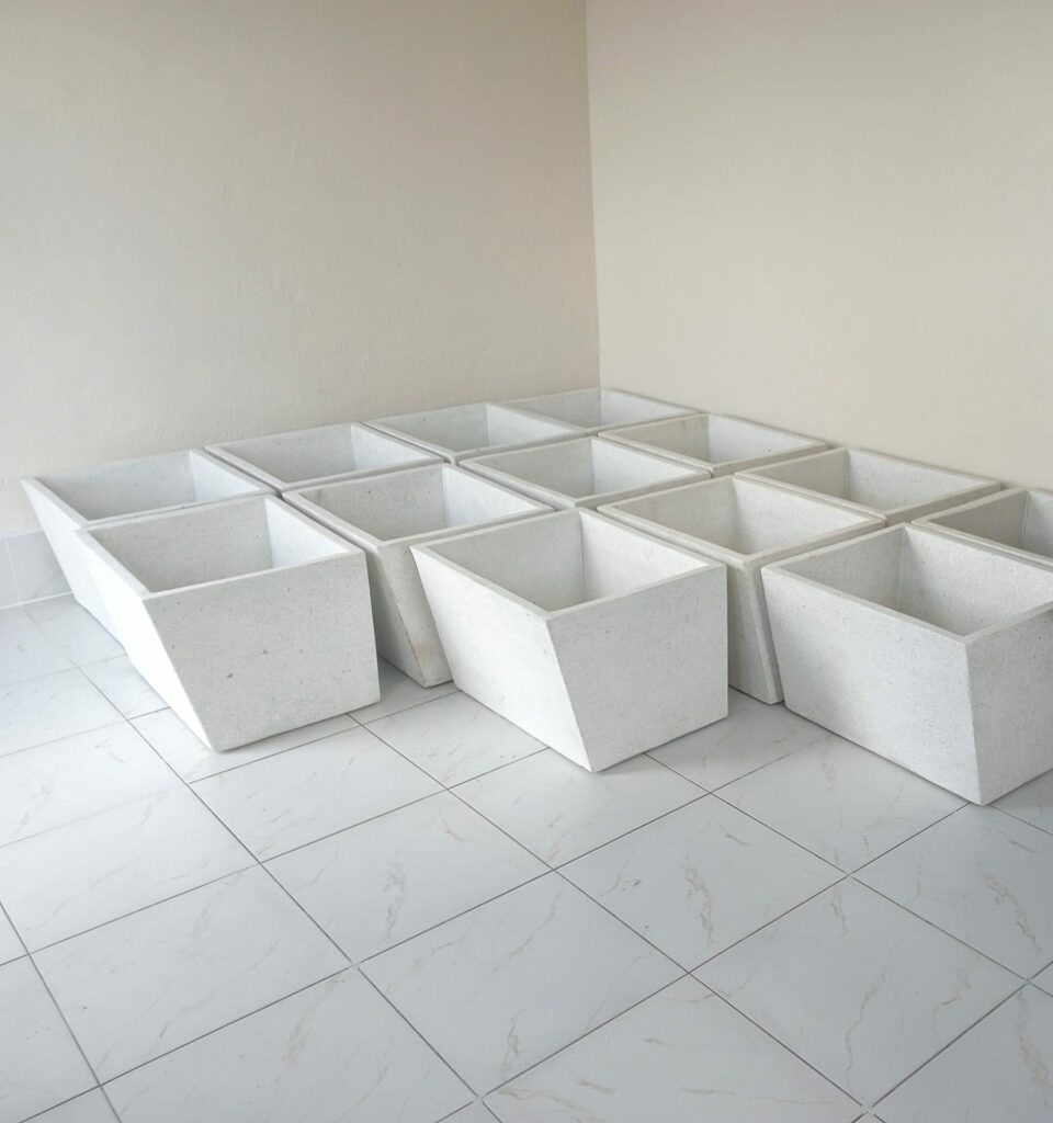 White Dhobi Sinks in Kenya - QUALITY CONCRETE PRODUCTS