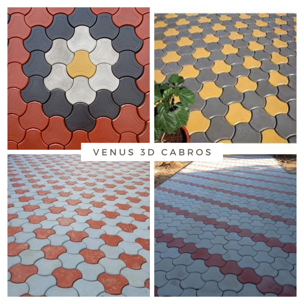 3D Venus Cabros - 3D Venus Cabros Paving Blocks