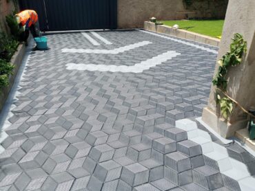 3D Hexagon 60mm Cabro Blocks - QUALITY CONCRETE PRODUCTS